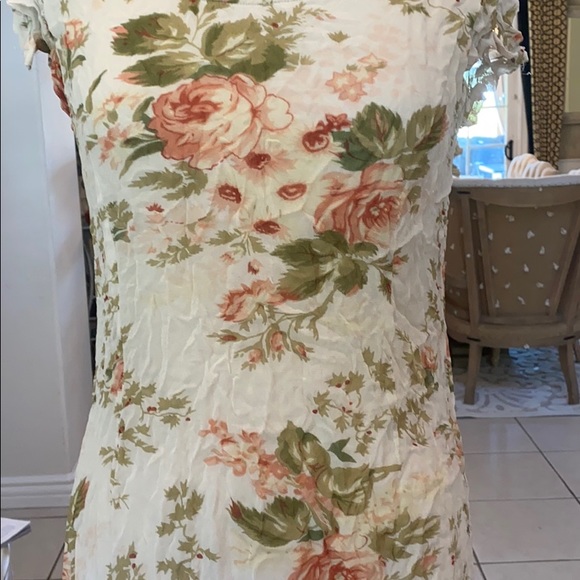 lolette | Dresses | Vintage Lolette Cap Sleeve Floral Midi Dress | Poshmark